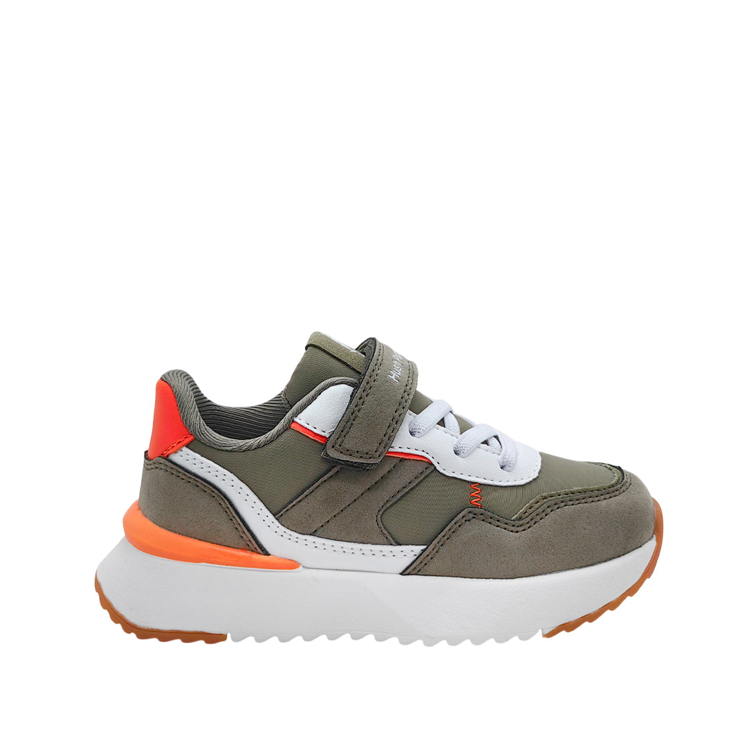 Tennis Elliot para niño color olivo - Hush Puppies Guatemala